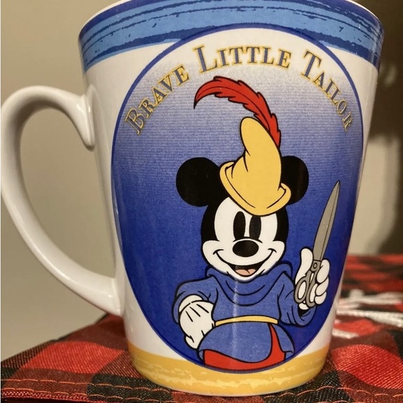Disney | Dining | Mickey Mouse Disney Mug Brave Little Tailor | Poshmark
